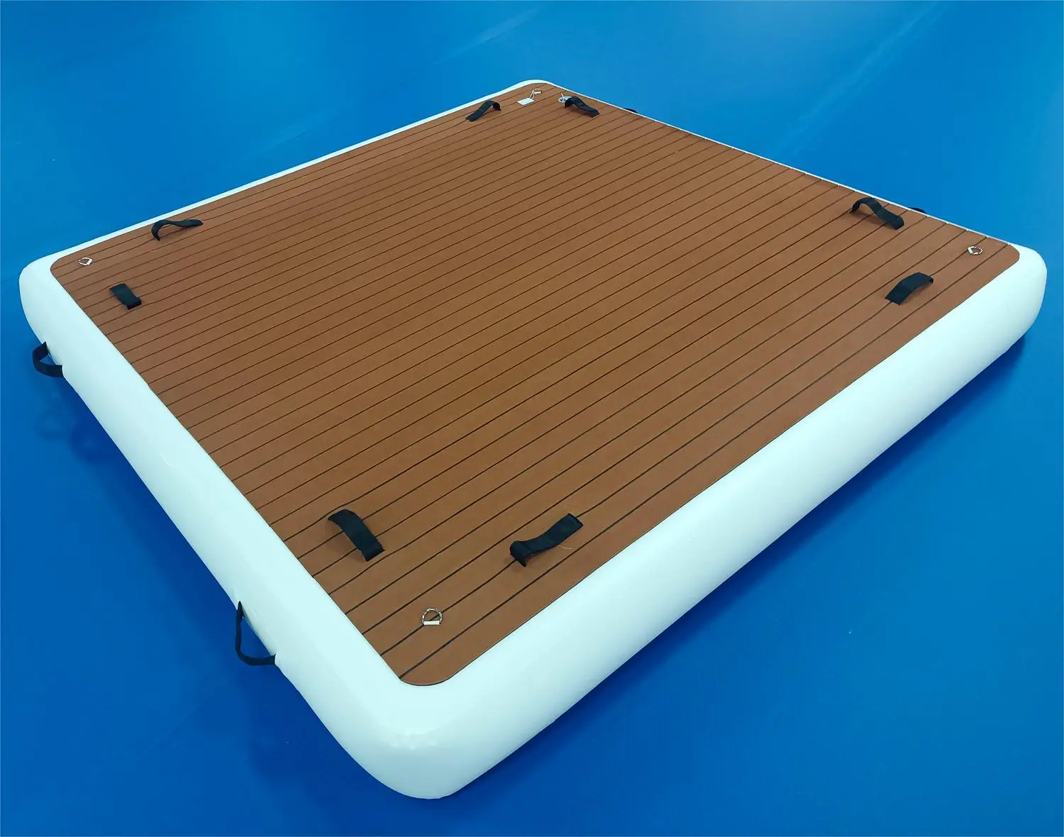 Square-Floating-Inflatable-Dock-Swim-Platform-with-Non-Slip-Mats-Lake ...