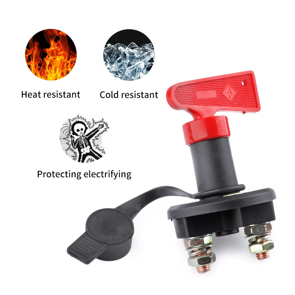 Ampper Battery Disconnect Switch, Isolator Cut Off Power Kill Master ...