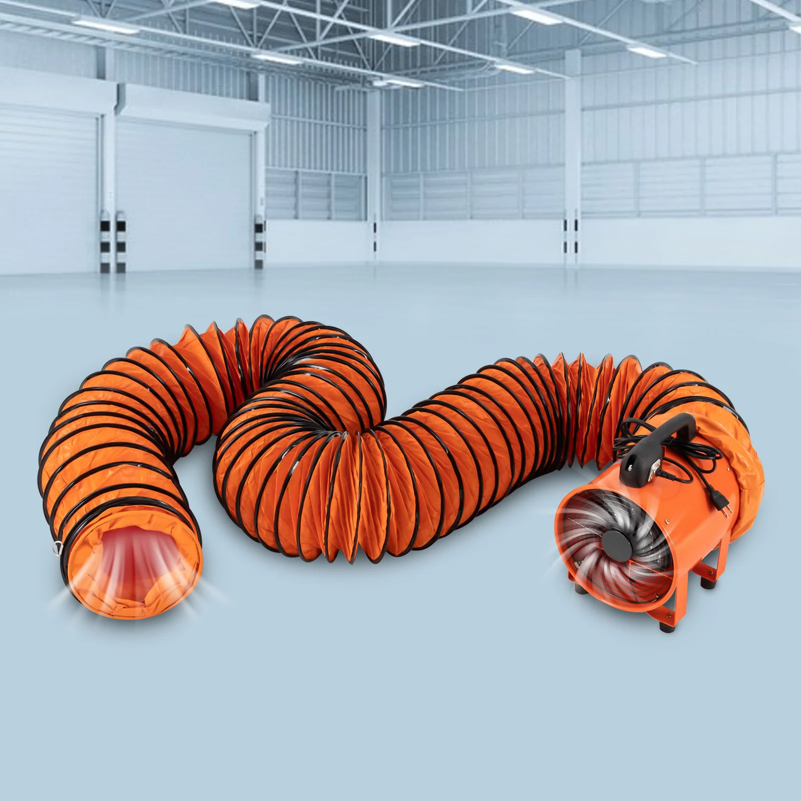 Utility-Blower-Fan-320W-with10M-Duct-Hose-Portable-Ventilation-Fan-for ...