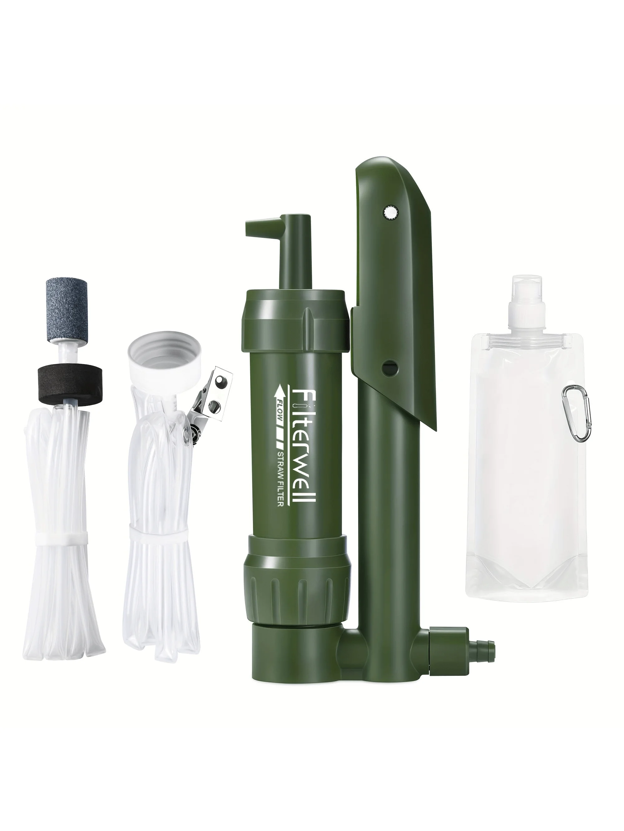 Outdoor Mini Water Filter Straw Camping Purification Portable Hiking ...