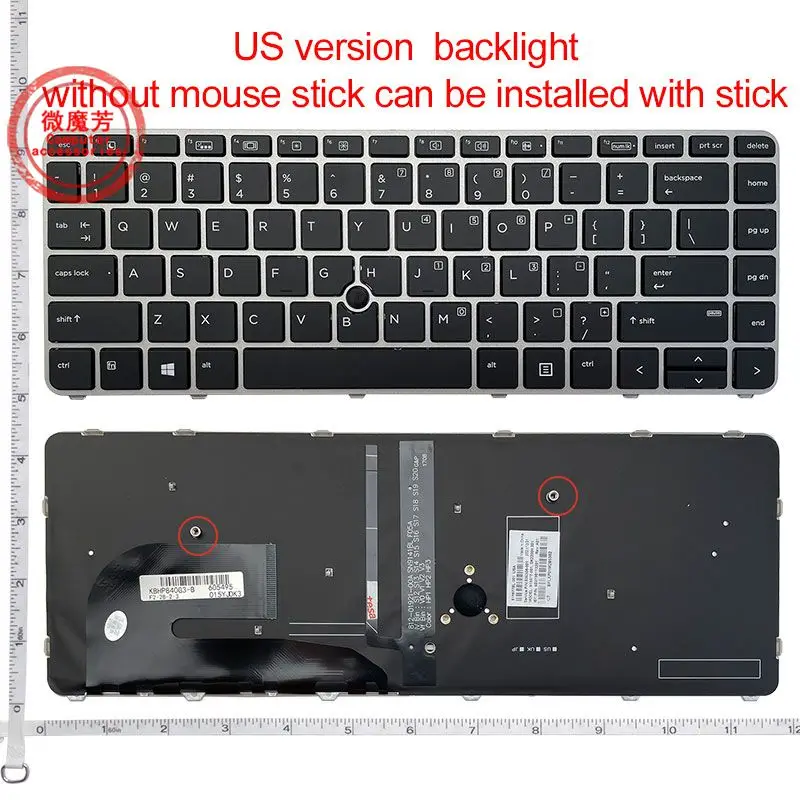 English Laptop Keyboard for HP for EliteBook 840 G3 745 G3 745 G4 840 ...