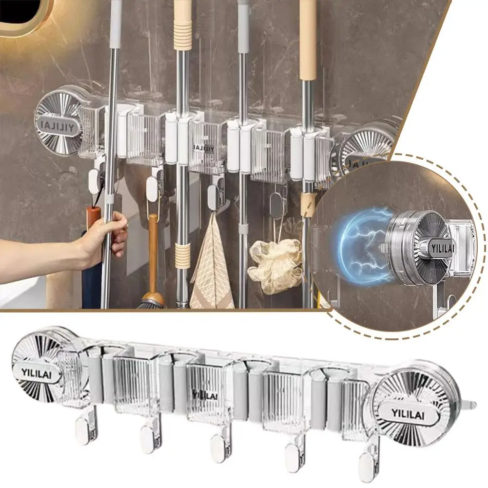 Non-Punching-Self-Adhesive-Curtain-Rod-Clip-Hook-Fixing-Clothes-Bracket ...