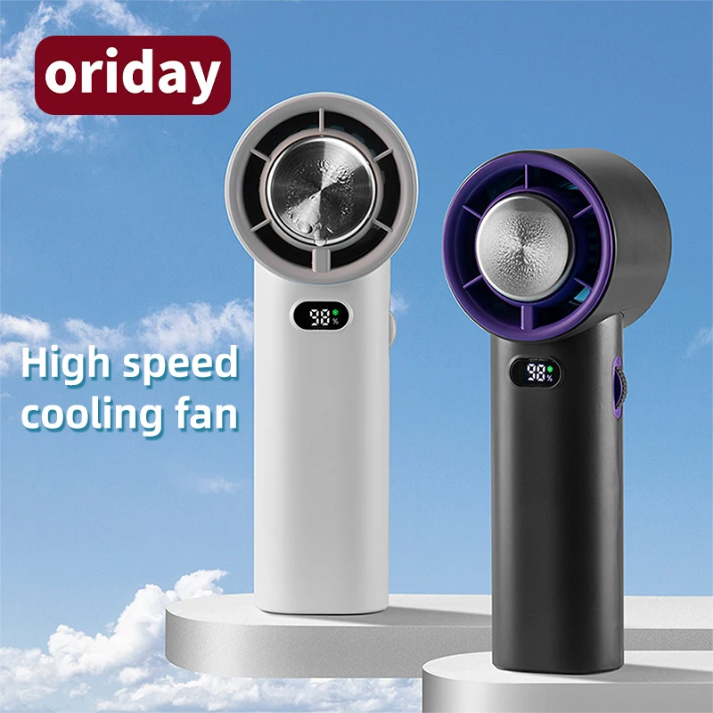 High-speed-cold-compress-handheld-fan-USB-charging-adjustable-speed-1 ...