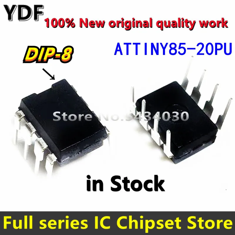 100% New ATTINY85-20PU ATTINY85 20PU DIP-8 Chipset - AliExpress