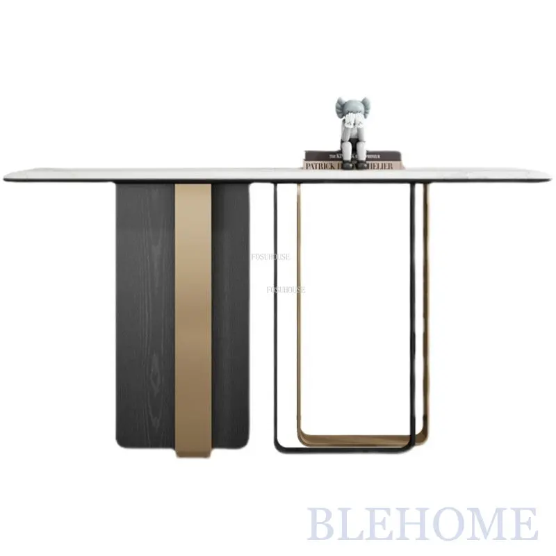 Light-Italian-Slate-Console-Tables-Home-Living-Room-Furniture-Entrance ...