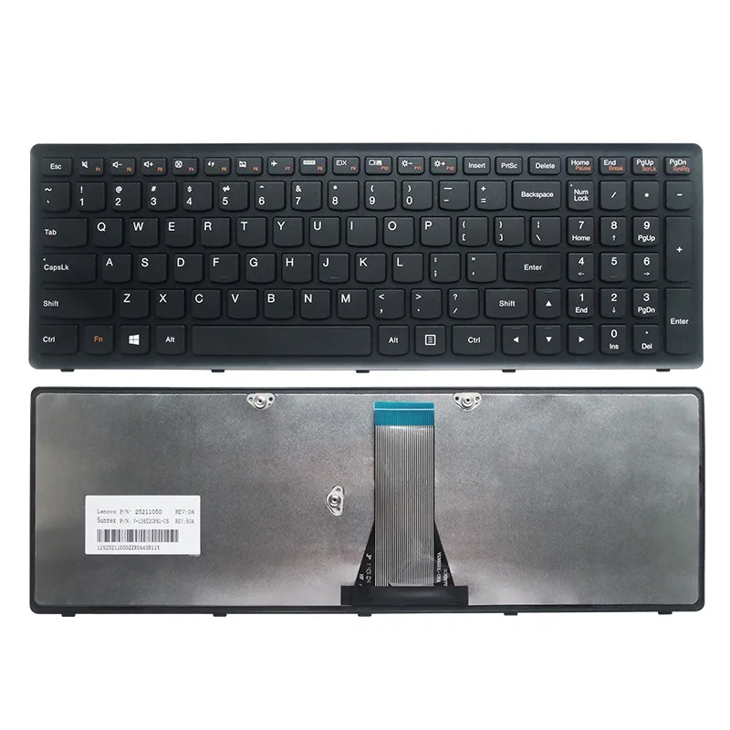 Клавиатура ноутбука США для Lenovo IdeaPad S510P G500S G505S Z510 Z505 ...