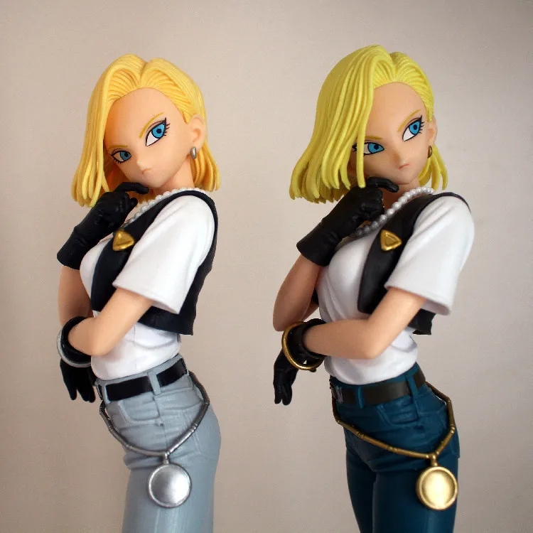 Boxed Anime DBZ Dragon Ball Z Android 18 Action Figure 24.5cm PVC Model ...
