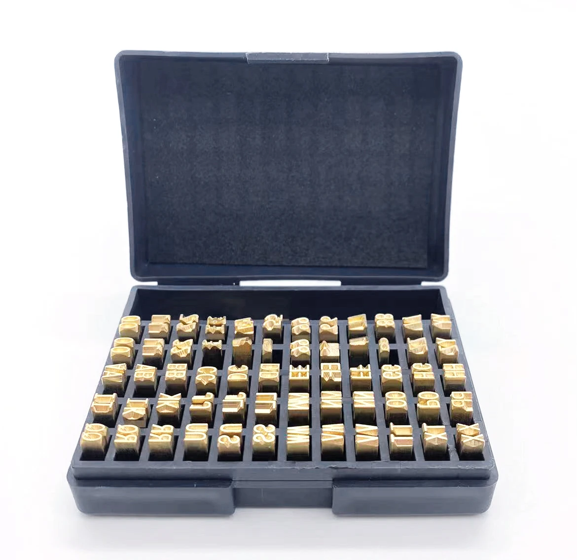 120pcs 2x3/2x4x15mm Coding Machine Letters Stamp Brass Flexible Letters ...