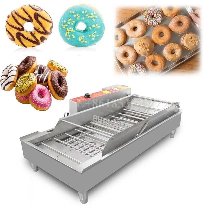 Full-Automatic-4-Wide-Donut-Fryer-Cake-and-Yeast-Raised-Donuts-Snack ...