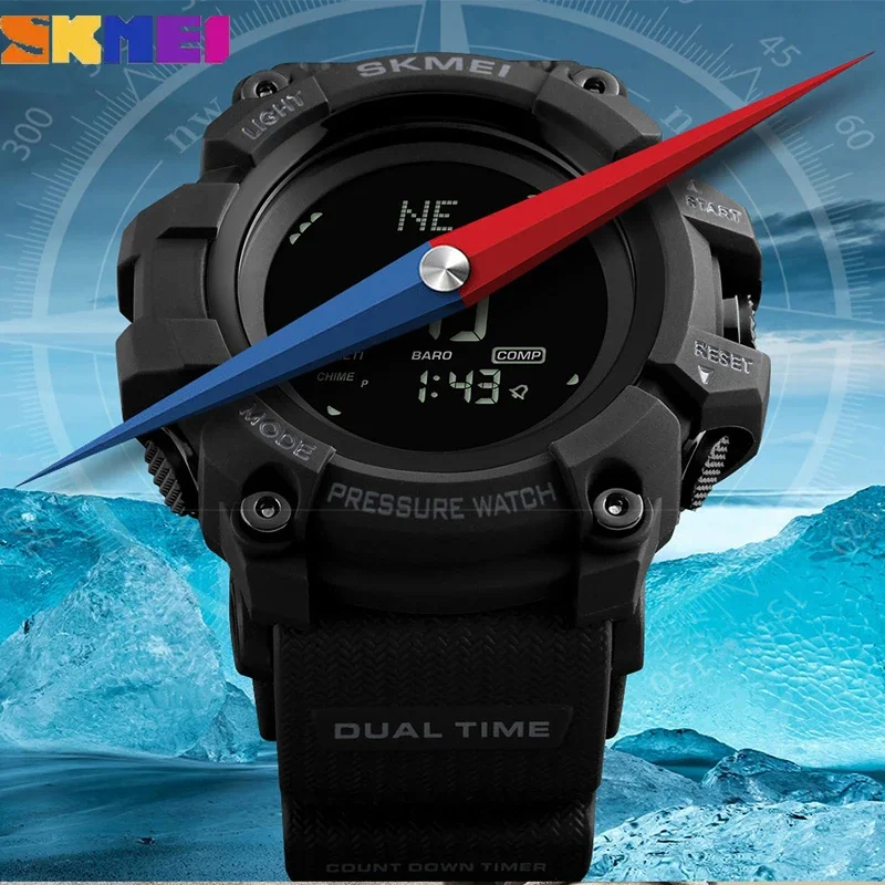 SKMEI-1358-Sport-Digital-Watch-for-Men-Waterproof-Measuring-Barometric ...
