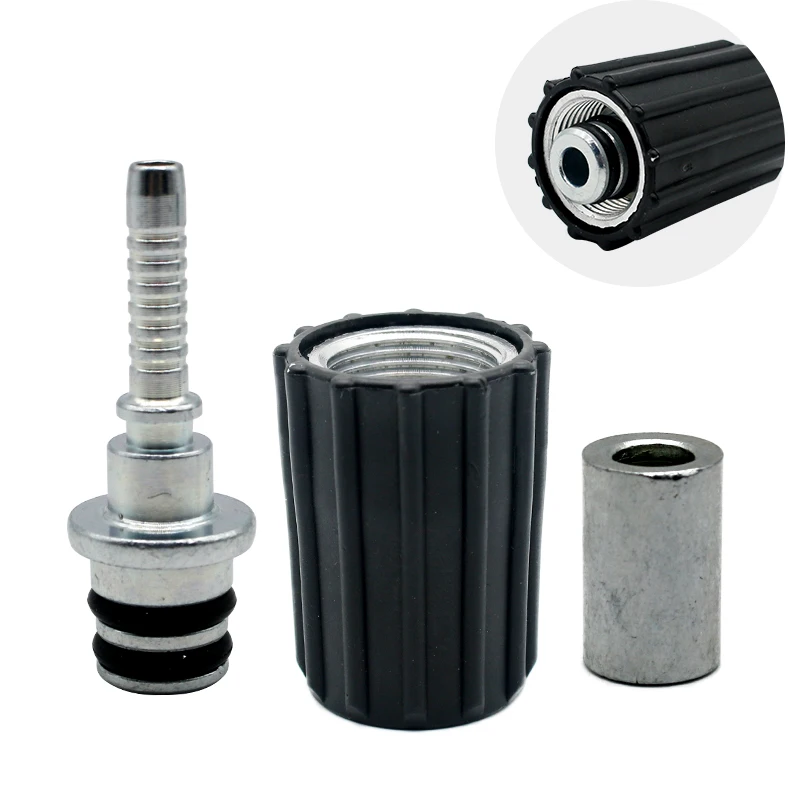 High-Pressure-Washer-Hose-Insert-Fittings-D14-15mm-Ring-Nut-M22-Car ...