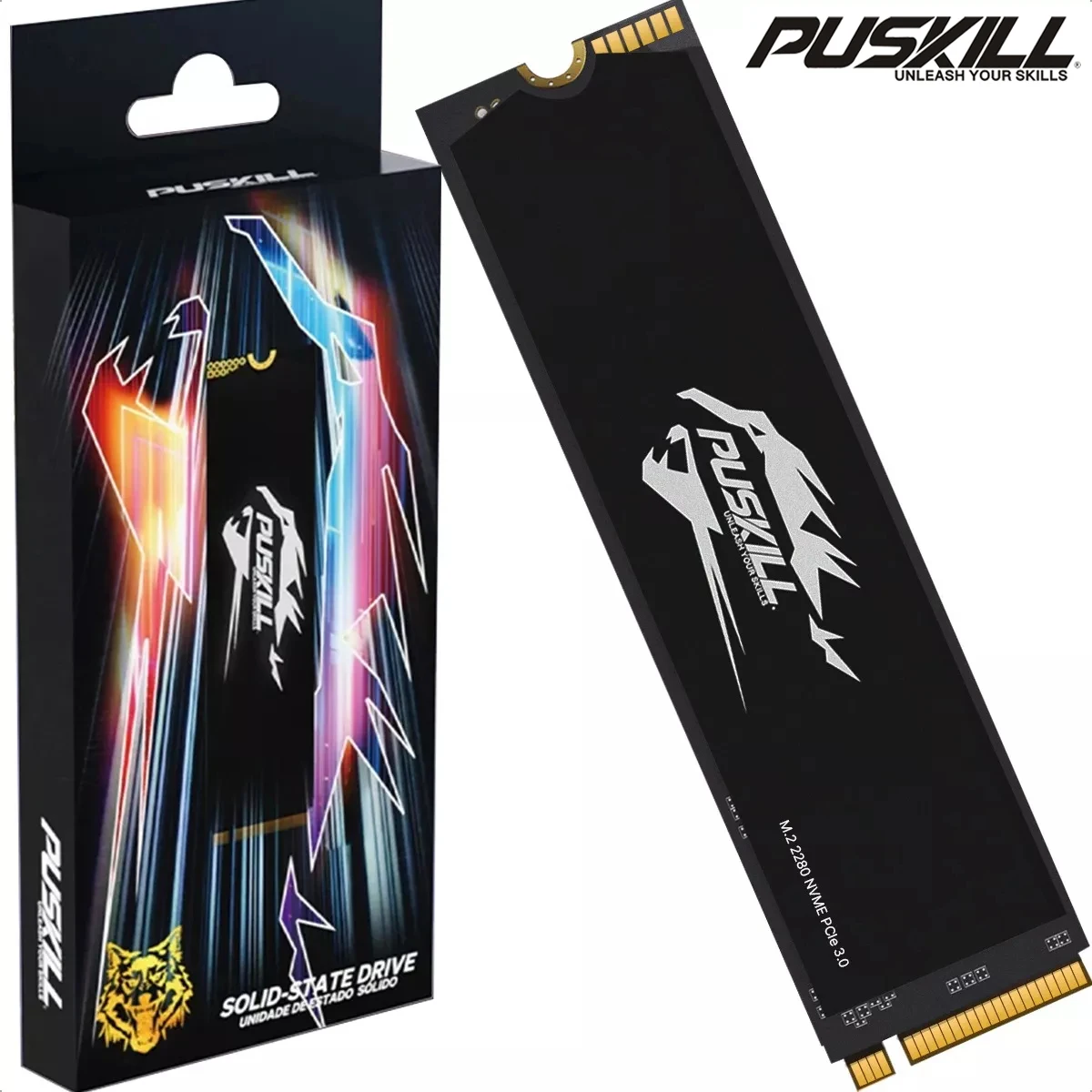 PUSKILL-SSD-M-2-NVMe-1TB-512GB-256GB-128GB-PCIe-M2-2280-Hard-Disk ...
