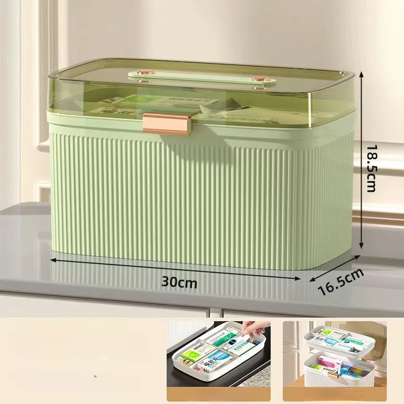 Multi-Functional-First-Aid-Kit-Storage-Organizer-Box-Portable-Plastic ...