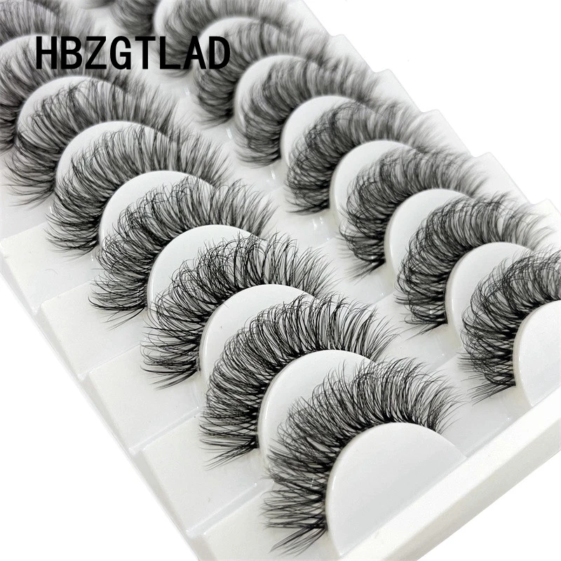 Natural-invisible-band-Mink-Lashes-Transparent-Band-Hybrid-False ...
