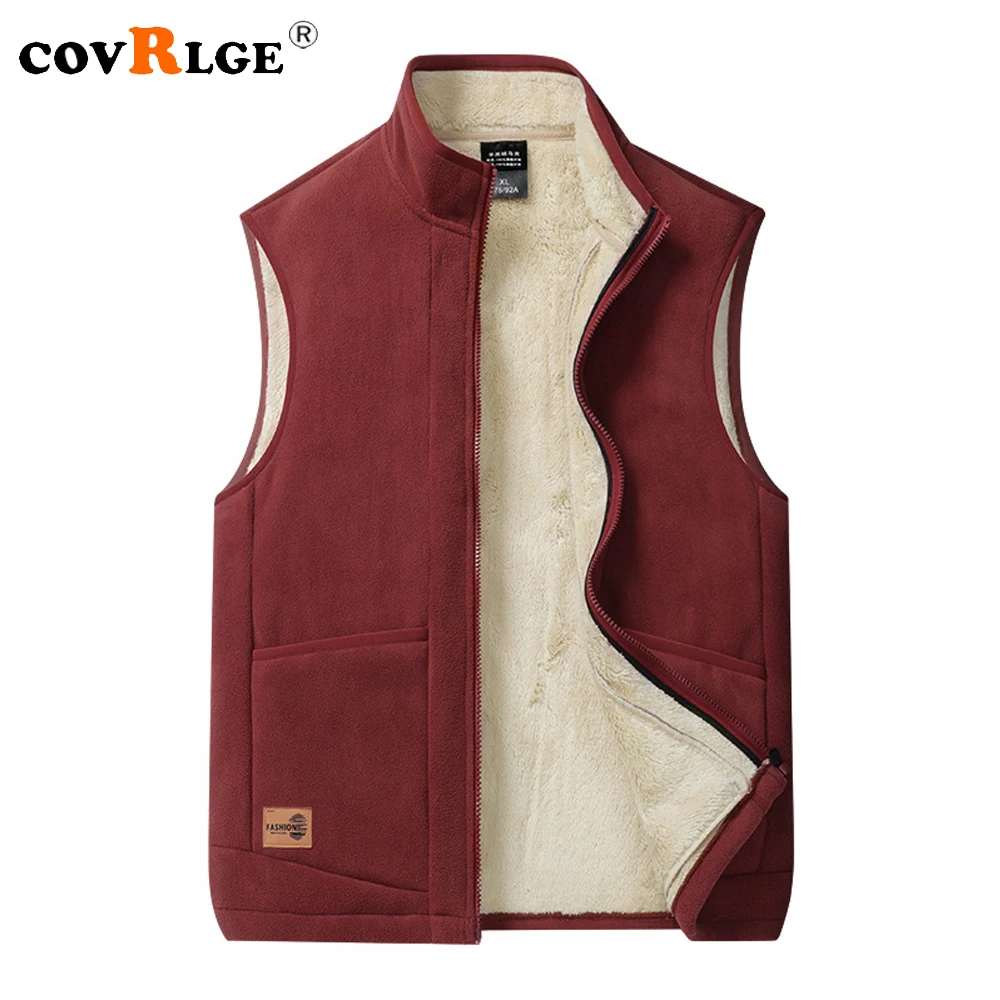 Covrlge-Autumn-Winter-New-Men-Sleeveless-Vest-Jackets-Fashion-Plush ...