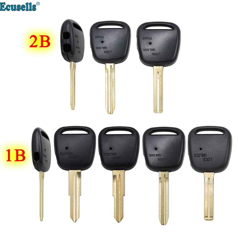 Ecusells-Side-1-Button-2-Button-Replacement-Remote-Key-Shell-for-Toyota ...