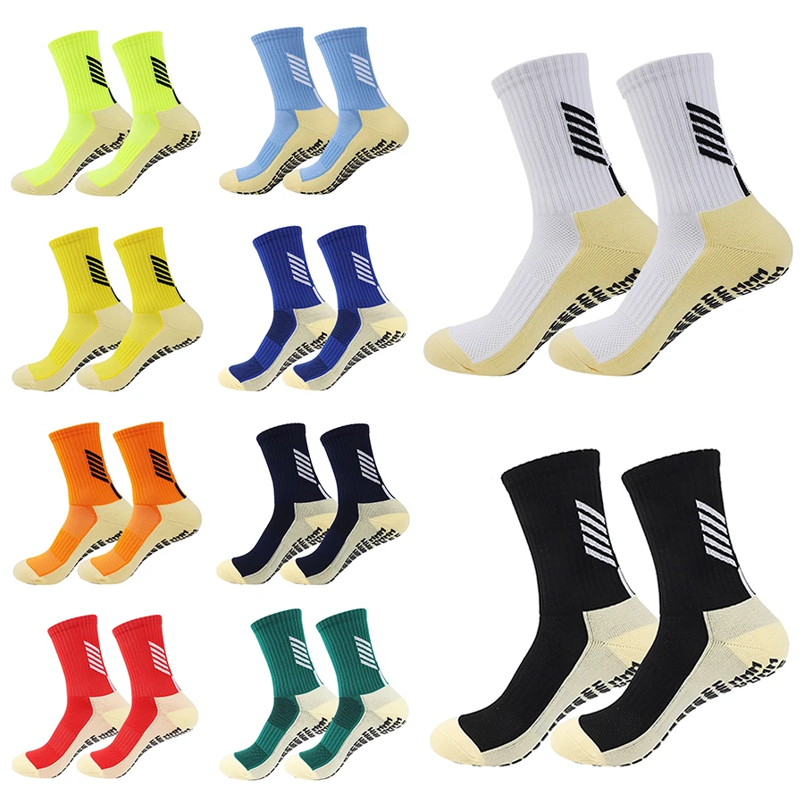 10-Pairs-New-Men-Women-Athletic-Non-Slip-Soccer-Socks-Cushioned ...
