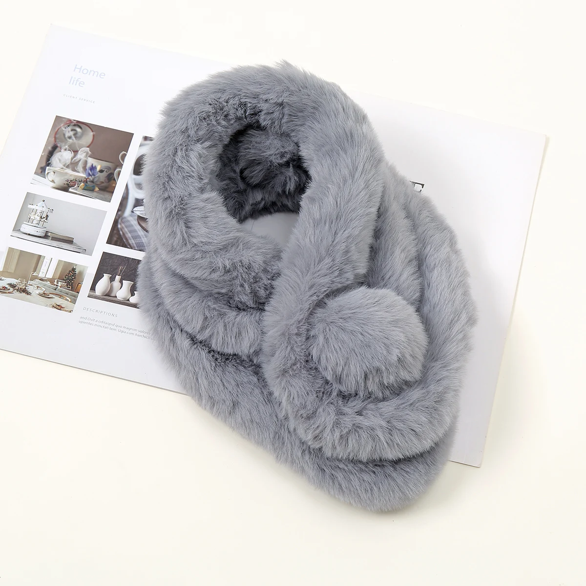 Fur-Rabbit-Collar-Autumn-Winter-Plush-Thicken-Women-s-Cross-Neck-Warmer ...