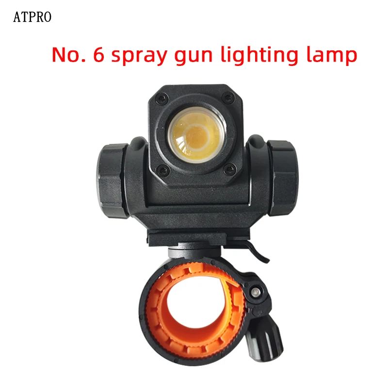 USB Rechargeable LED Paint Spray Gun Flashlight Portable Car Paint Fill ...