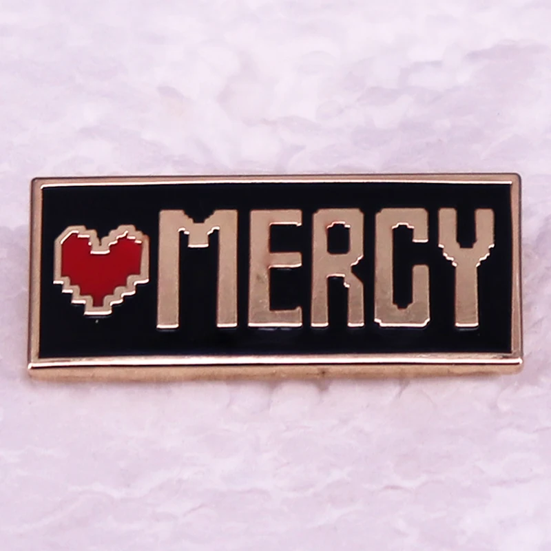 Insignia-de-Mercy-Undertale-Game-Pin-esmaltado-broche-art-stico ...