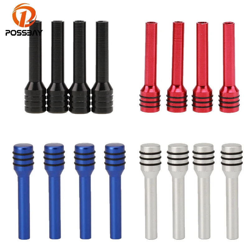 4Pcs Car Door Lock Dampers Button Pin Screw Knob Universal Aluminum ...