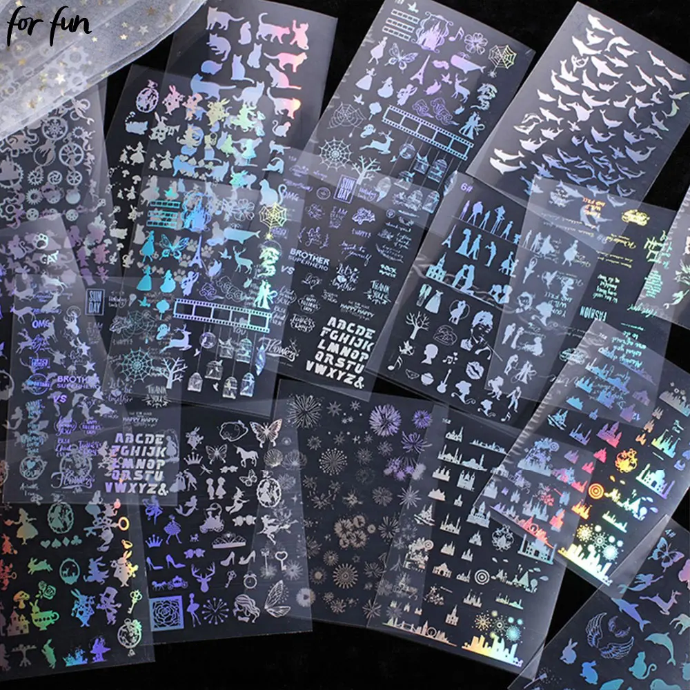 For-fun-DIY-Decorative-Sticker-Transparent-Decorate-Stickers-for ...