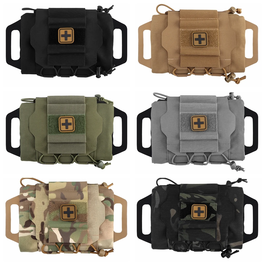 Quick-Release-First-Aid-Kit-Bag-Tactical-IFAK-Pouch-Two-Piece-System ...