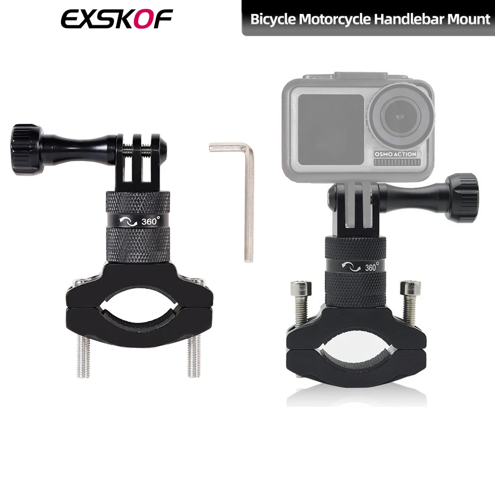 For-GoPro-Aluminum-Alloy-Bike-Mount-Handlebar-Mount-Rotatable-360-For ...