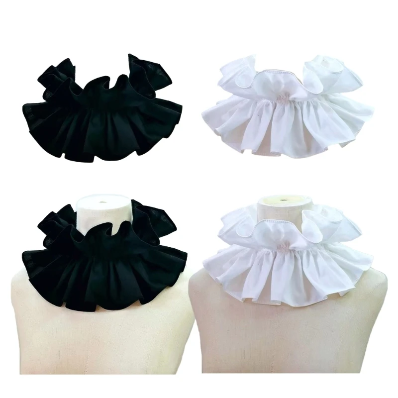 Victorian-Collar-Ruffled-Collar-Frilled-Collar-Sweet-Lapel-for-Shirt ...
