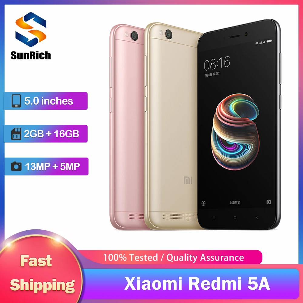 Celular-Android-Xiaomi-Redmi-5A-Dual-SIM-Original-4G-5-0-2GB-16GB-3GB ...