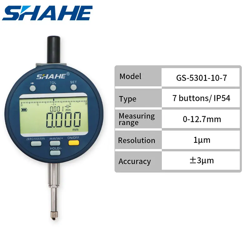 Shahe Electronic Digital Dial Indicator 0-12.7/25.4/50.8 Mm High ...