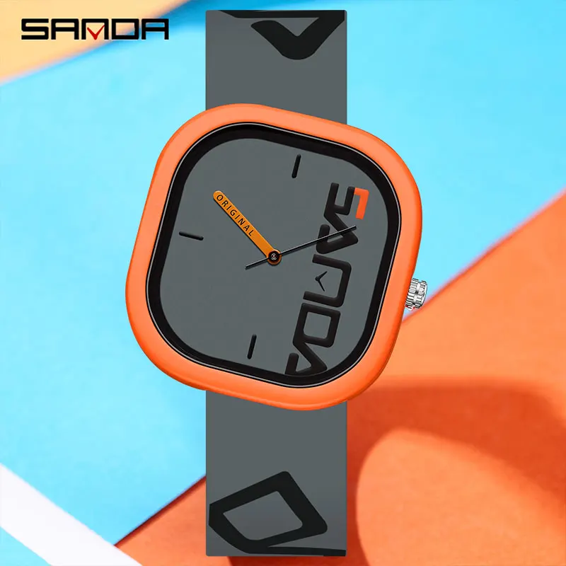 SANDA Quartz Watch For Man Luxury Sport Waterproof Clock Simple Design ...