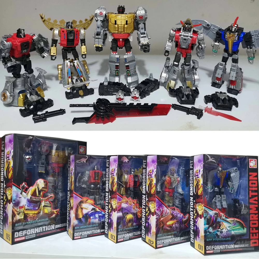 Transformation-Toy-G1-Dinosaur-Dinoking-Volcanicus-BPF-5IN1-Combination ...