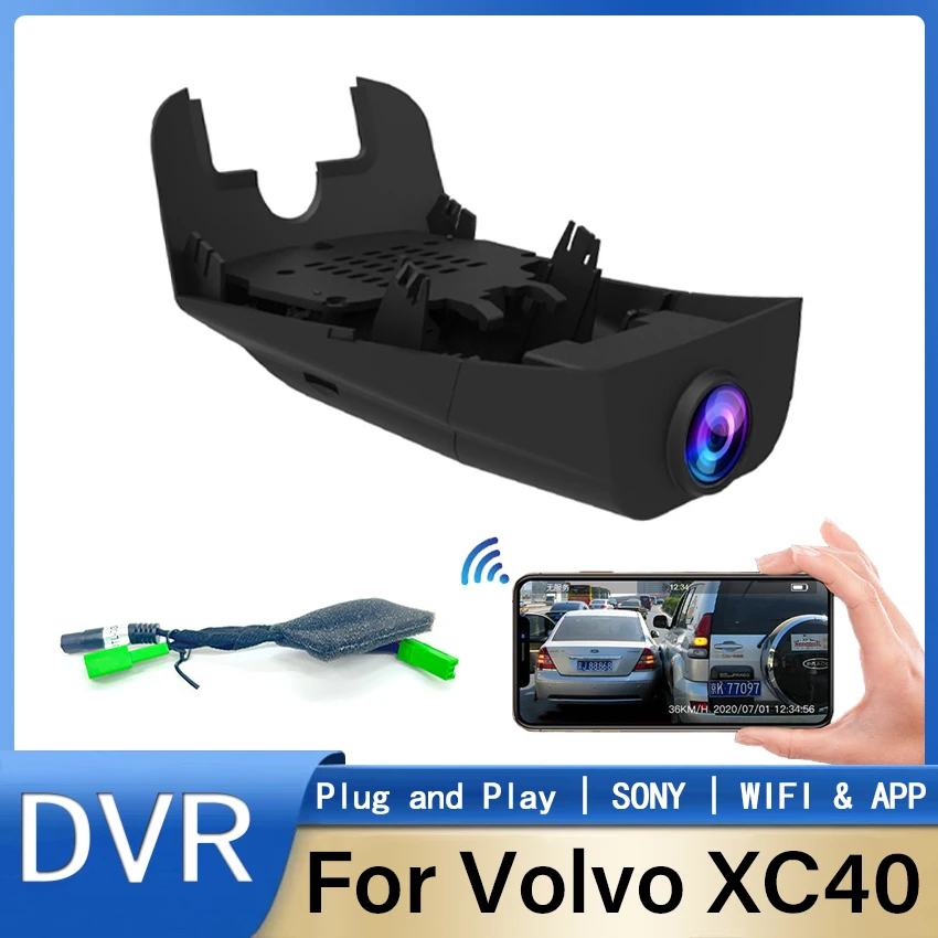 For-Volvo-XC40-2017-2021-Front-and-Rear-4K-plug-and-play-Dash-Cam-for ...