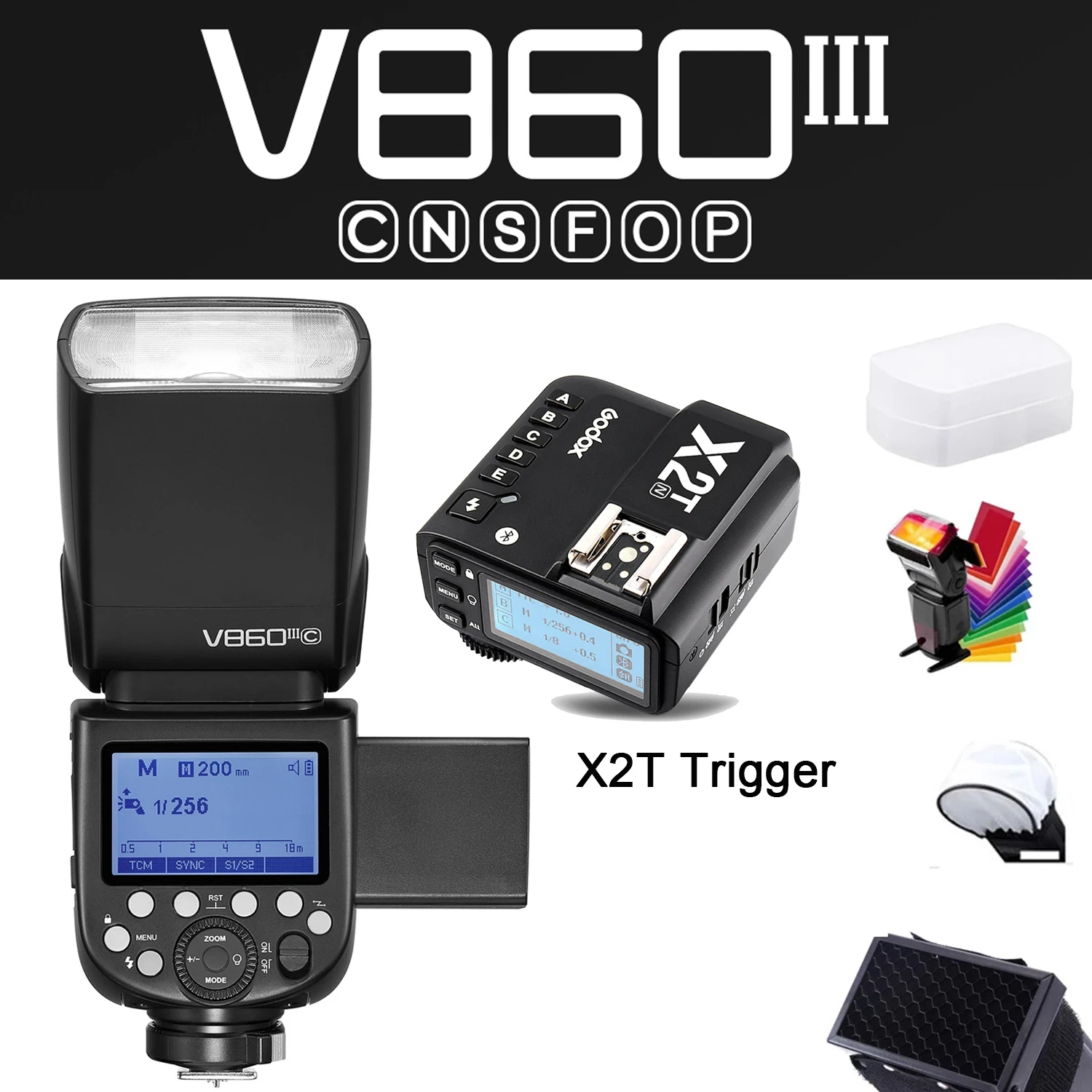 Godox V860III V860 III TTL II HSS GN60 Speedlite Flash Light Li ion ...