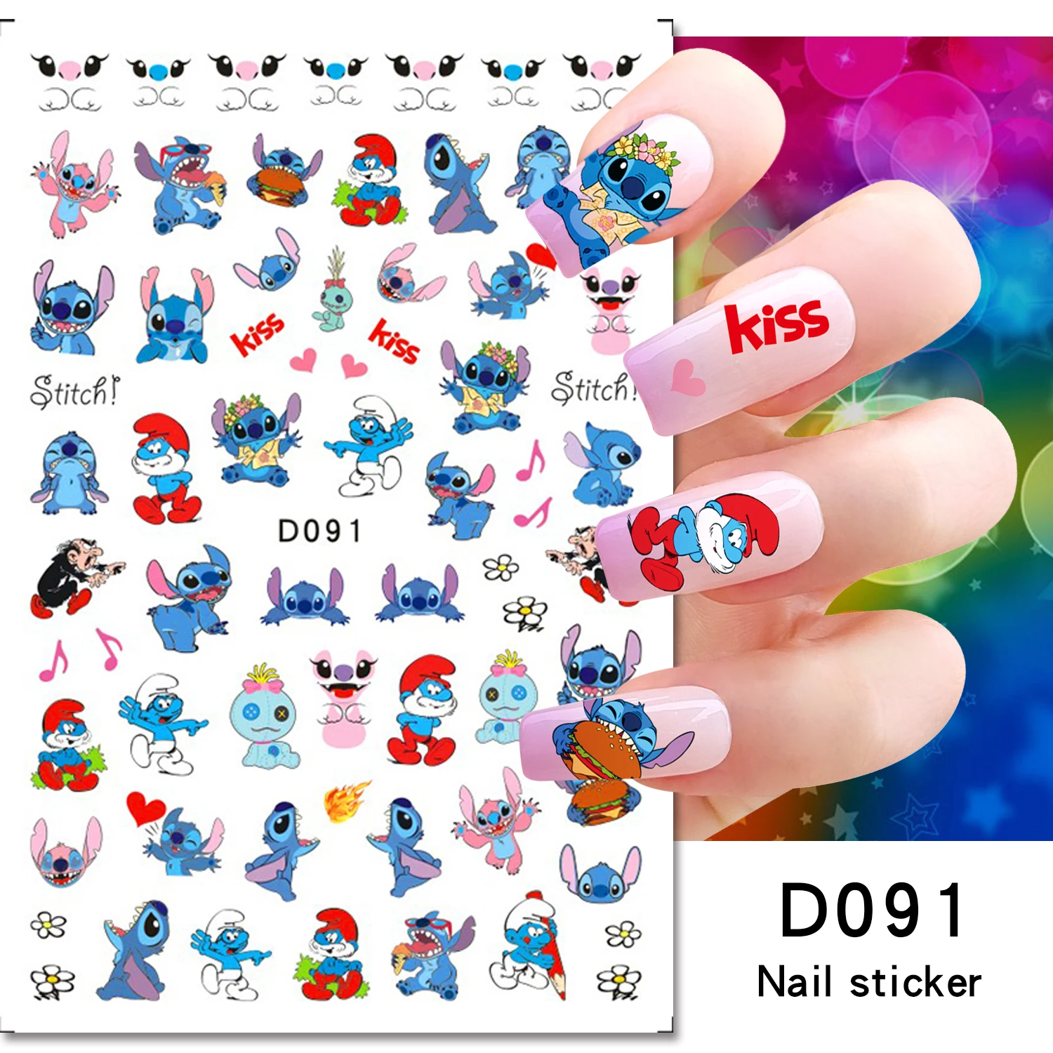 Lilo And Stitch Nail Art