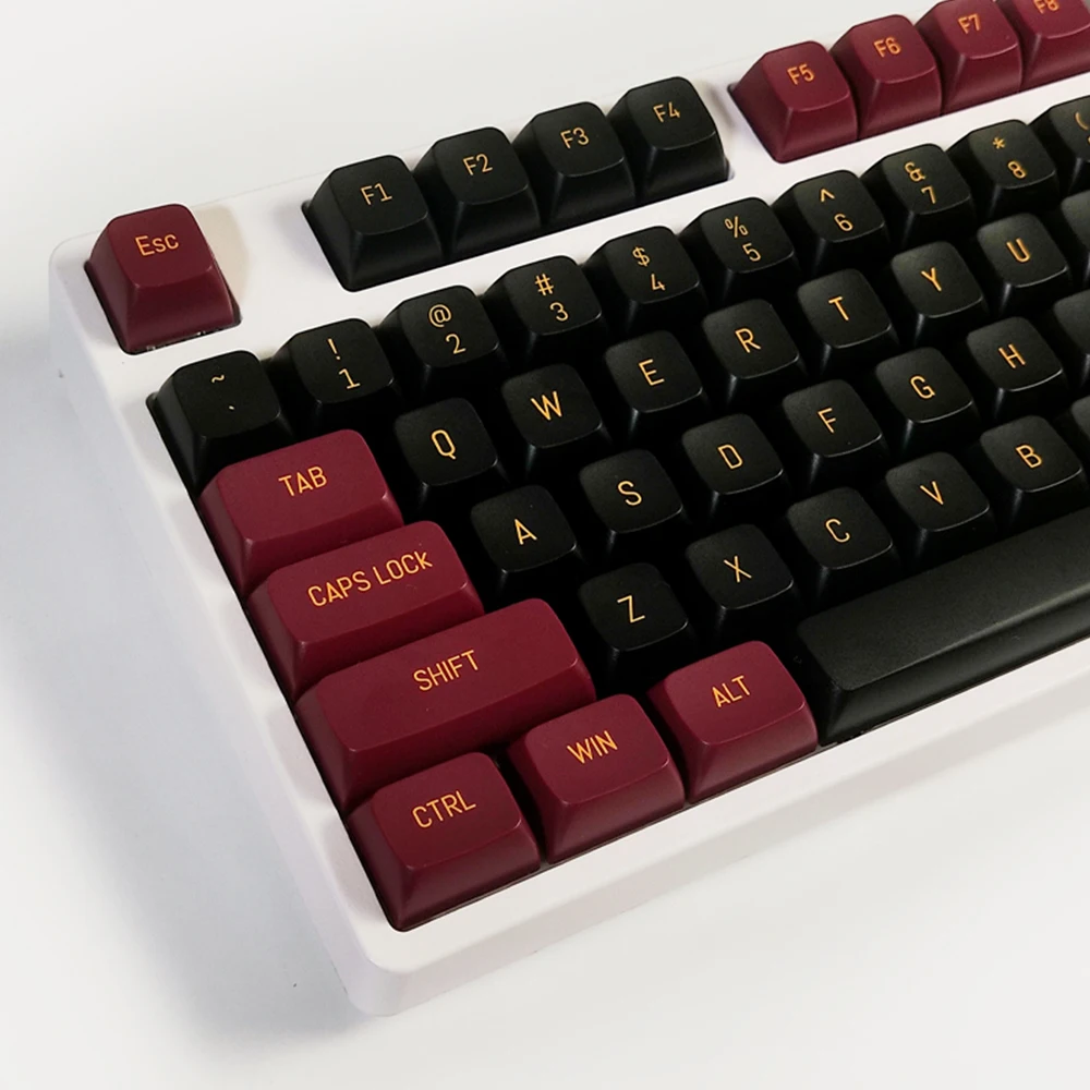 PBT-Keycaps-149-Keys-CSA-Profile-DYE-SUB-English-Style-Personalized-Red ...