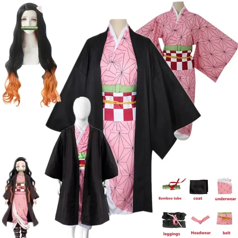 Nezuko-disfraz-de-Anime-Demon-Slayer-No-Yaiba-Kimetsu-accesorios-Kamado ...