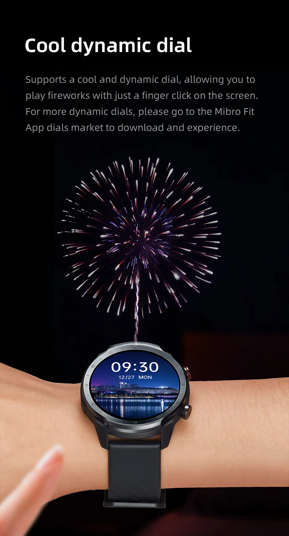 MIBRO Smartwatch Mibro Watch A2 Negro | falabella.com