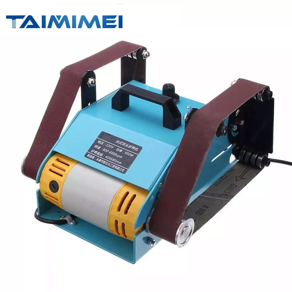 TAIMIMEI-950W-220V-Multi-function-Sander-Desktop-Double-Axis-Belt ...