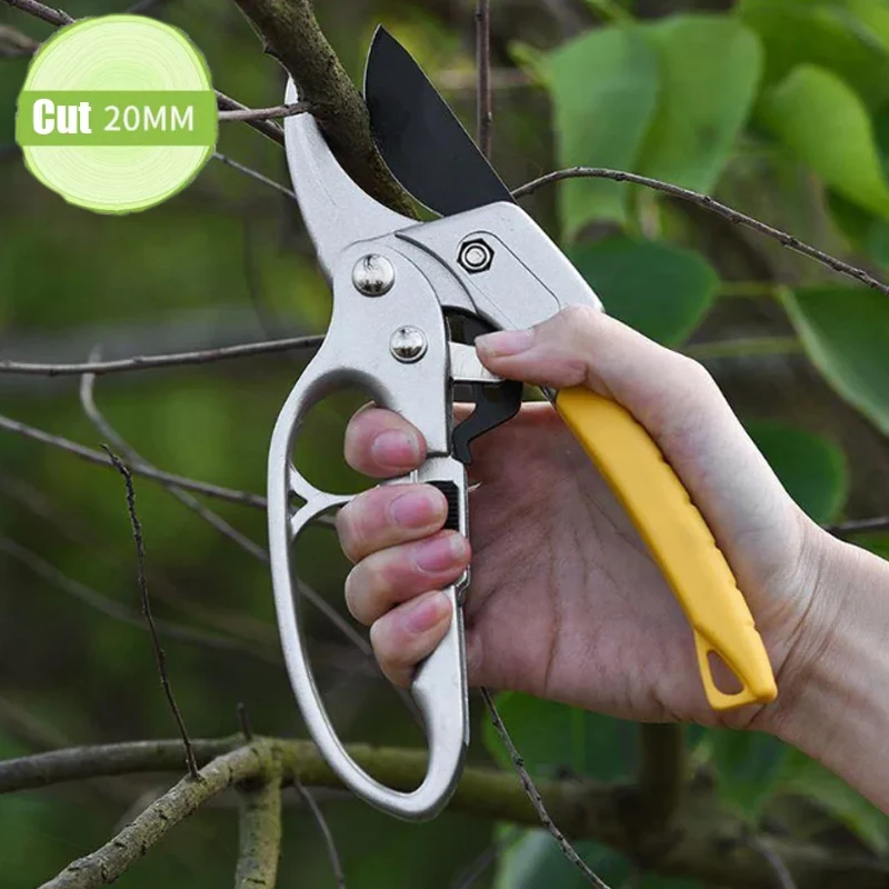 Garden-Pruning-Shears-With-SK-5-Metal-Blade-Handheld-Pruning-Shears ...