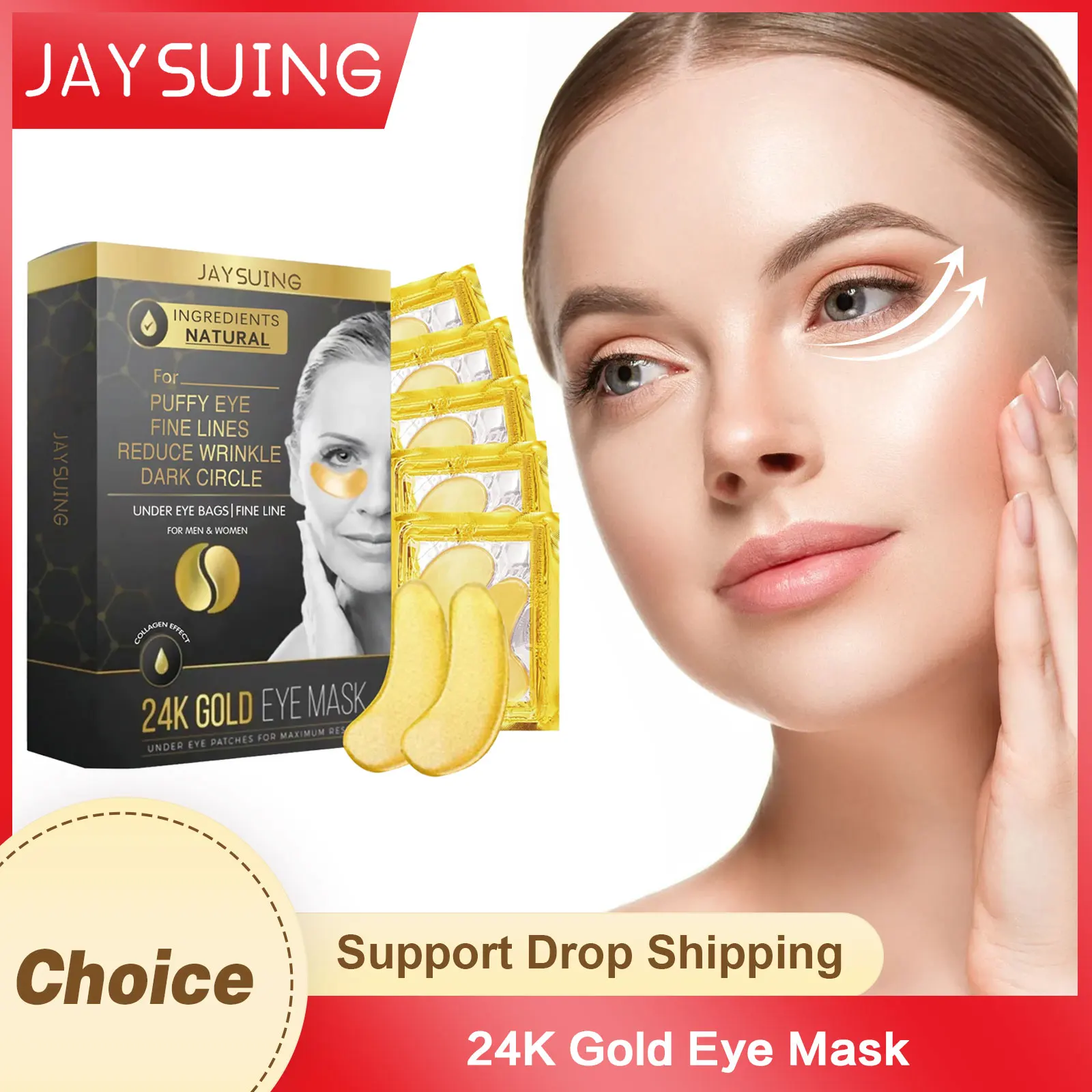 24k-Gold-Eye-Mask-Dark-Circle-Removal-Fade-Fine-Line-Remove-Dryness ...