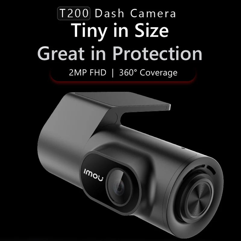 Dahua Imou T200 Dash Cam 4mp Car Dvr Video Recorder Night Vision Voice ...