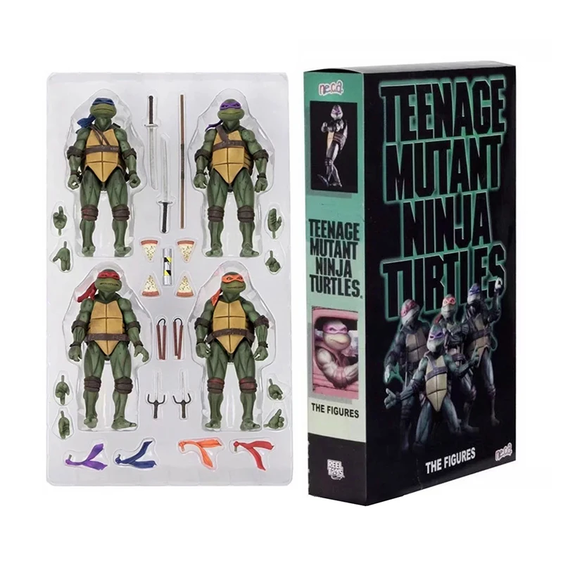 Teenage Mutant Ninja Turtles Figures Raph Mikey Leonardo Donatello ...