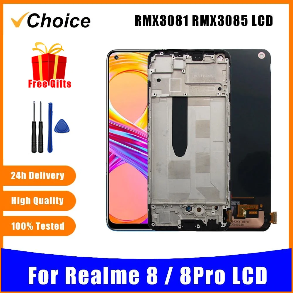 AAA-OEM-For-Realme-8-4G-RMX3085-LCD-Display-Touch-Screen-Digitizer-For ...