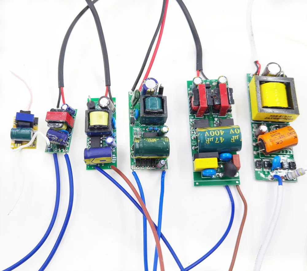 3W 6W 9W 12W 21W 24W 36W 54W 72W 600mA LED Driver Constant Current ...