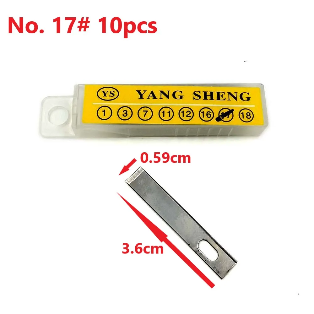 A-lot-10-pcs-No-17-Graver-Blades-for-Art-knife-Pen-knife-Cutter-knife ...