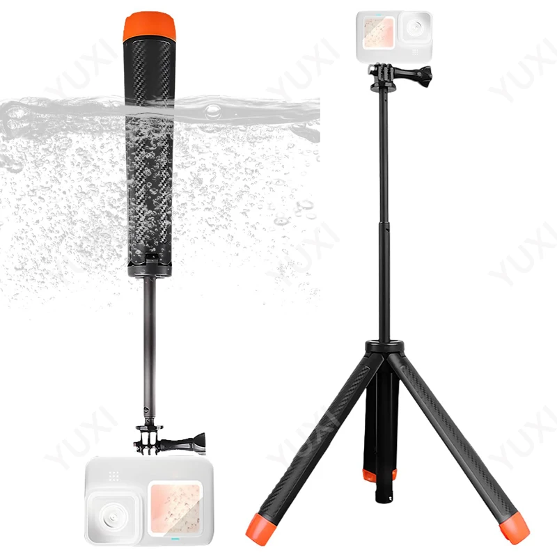 Floating Selfie Stick Underwater Diving Extendable Pole Monopod Tripod ...
