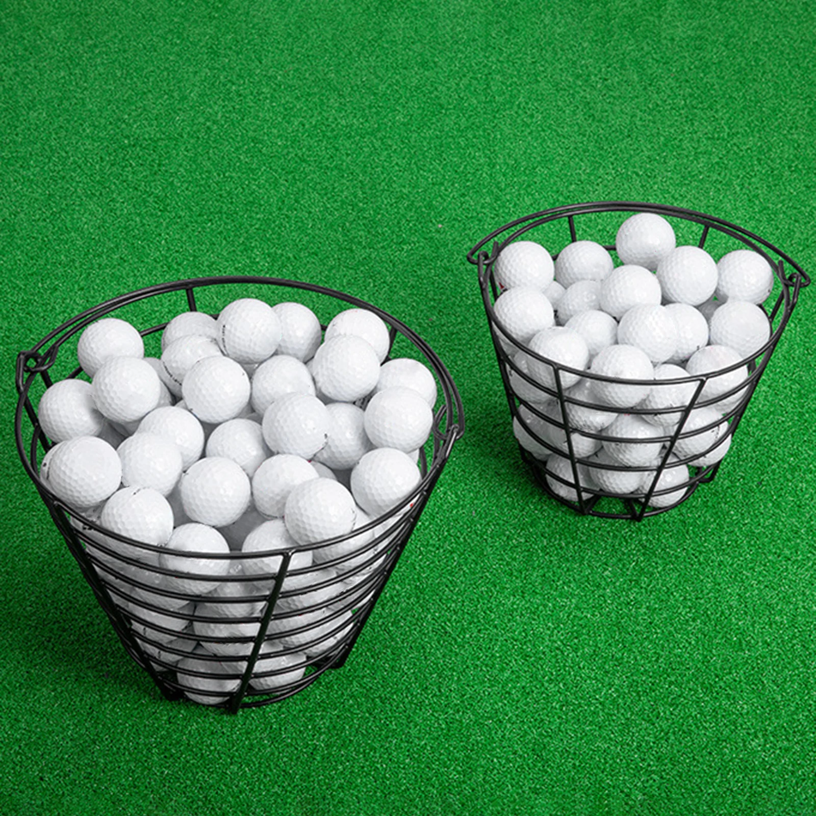 Metal-Golf-Basket-Stadium-Accessory-Portable-Durable-Ball-Container ...