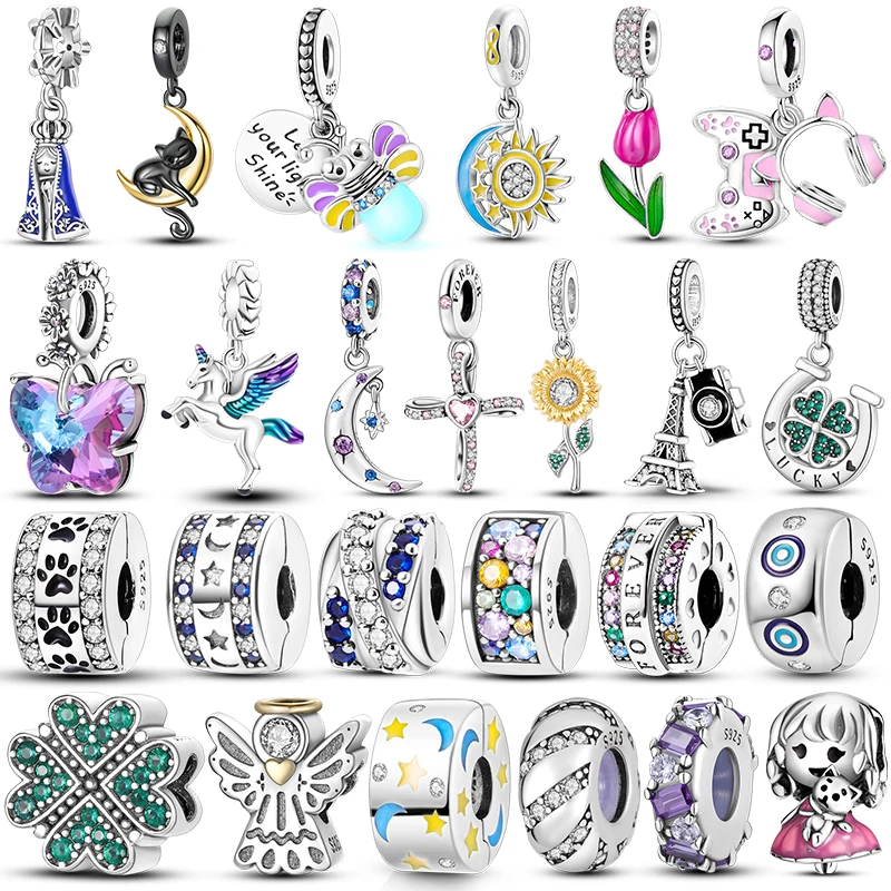 Colgante de plata 925 compatible con pulsera Pandora Original, colgante ...